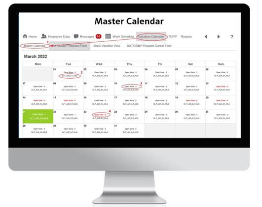 Workbrain Master Calendar Update and Reminders – Transport Workers ...